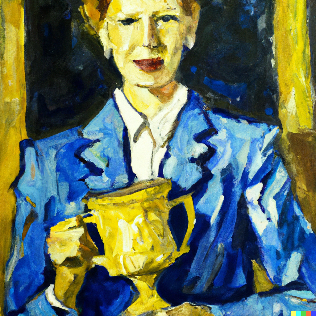 DALL·E 2023-01-20 13.58.14 - van goug painting of a women in a suit ...